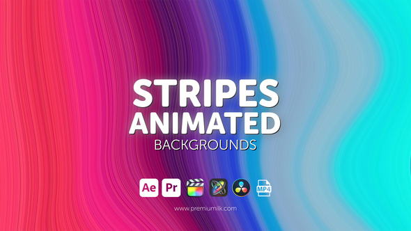 Stripes Animated Backgrounds, After Effects Project Files | VideoHive