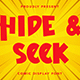 Hide And Seek, Fonts | GraphicRiver