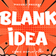 Blank Idea, Fonts | GraphicRiver