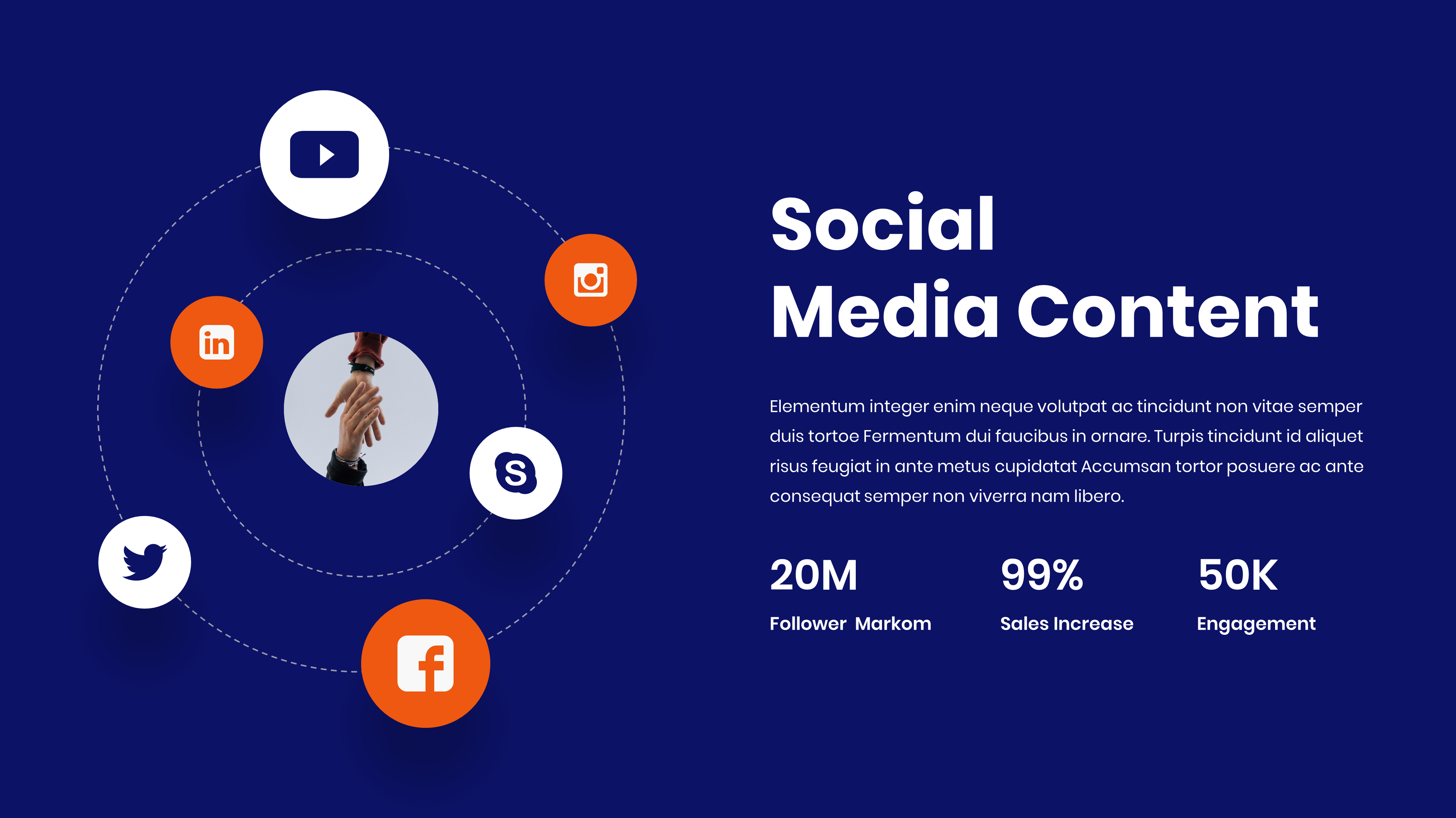 Markom - SEO & Digital Marketing PowerPoint, Presentation Templates