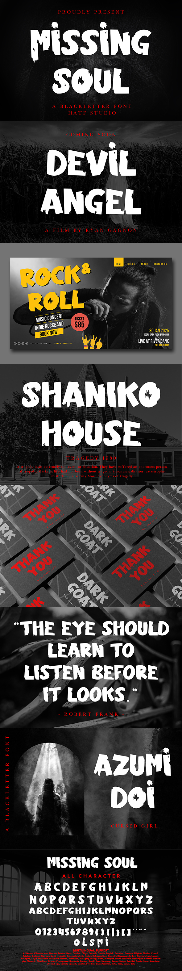 Missing Soul, Fonts | GraphicRiver