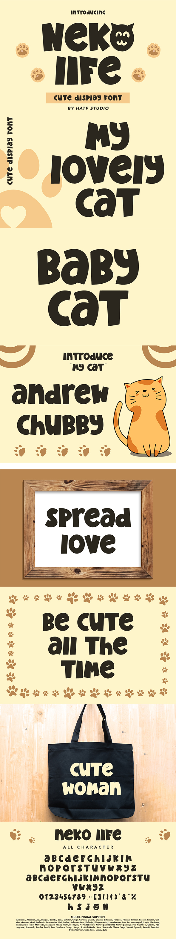 Neko Life, Fonts | GraphicRiver