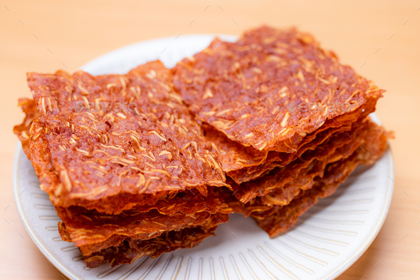 Dry sweet pork sheet snack Stock Photo by leungchopan | PhotoDune