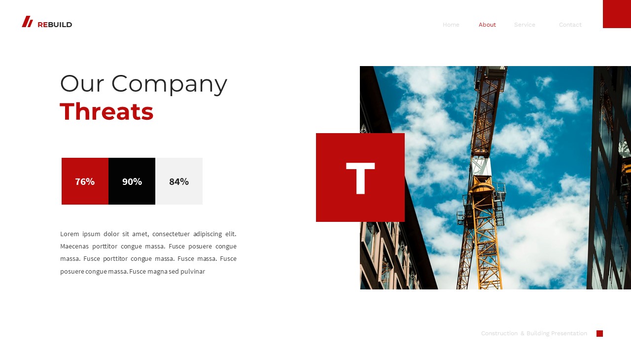 Rebuild - Construction & Building Powerpoint Templates, Presentation ...