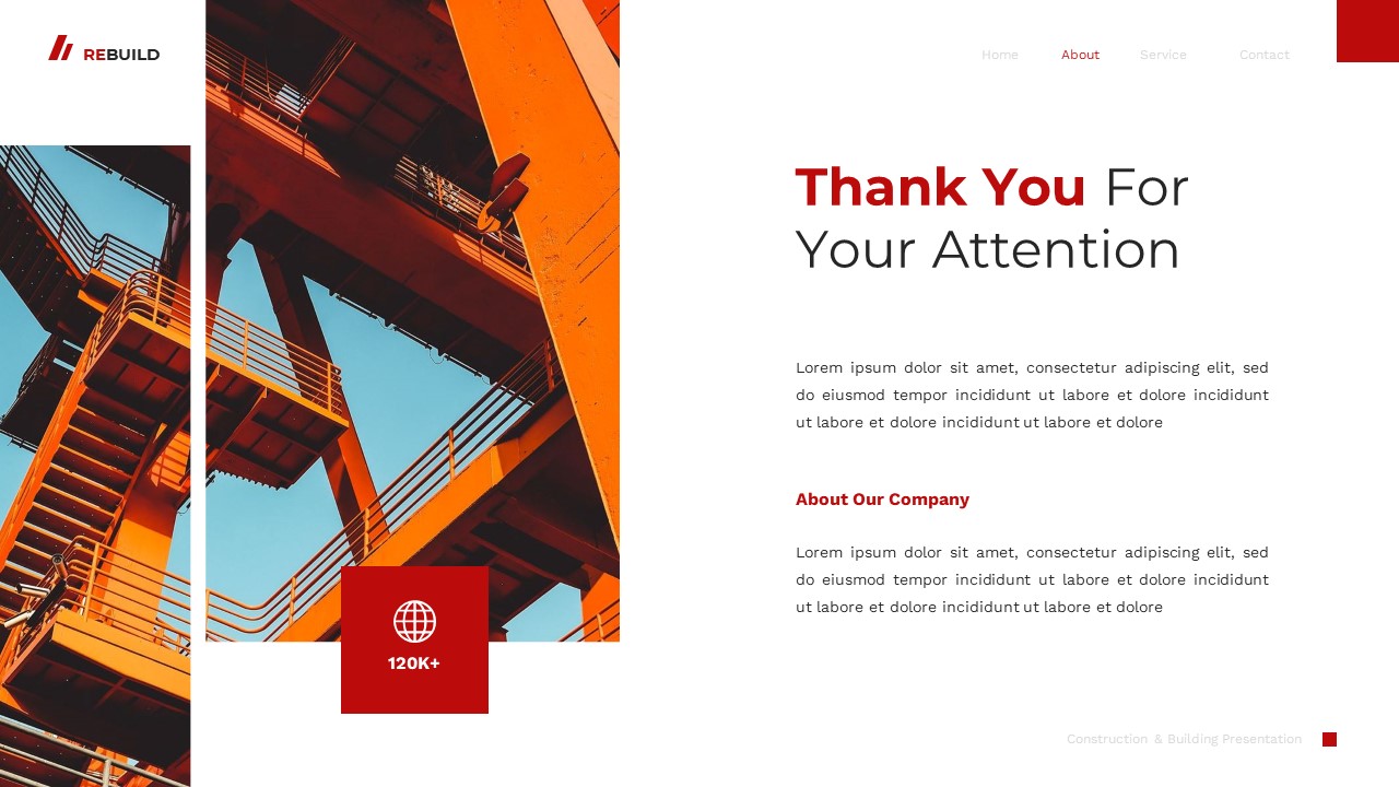 Rebuild - Construction & Building Powerpoint Templates, Presentation ...