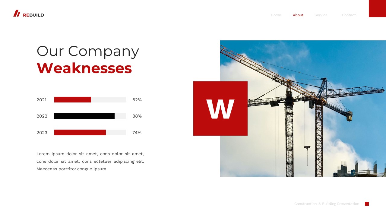 Rebuild - Construction & Building Powerpoint Templates, Presentation ...