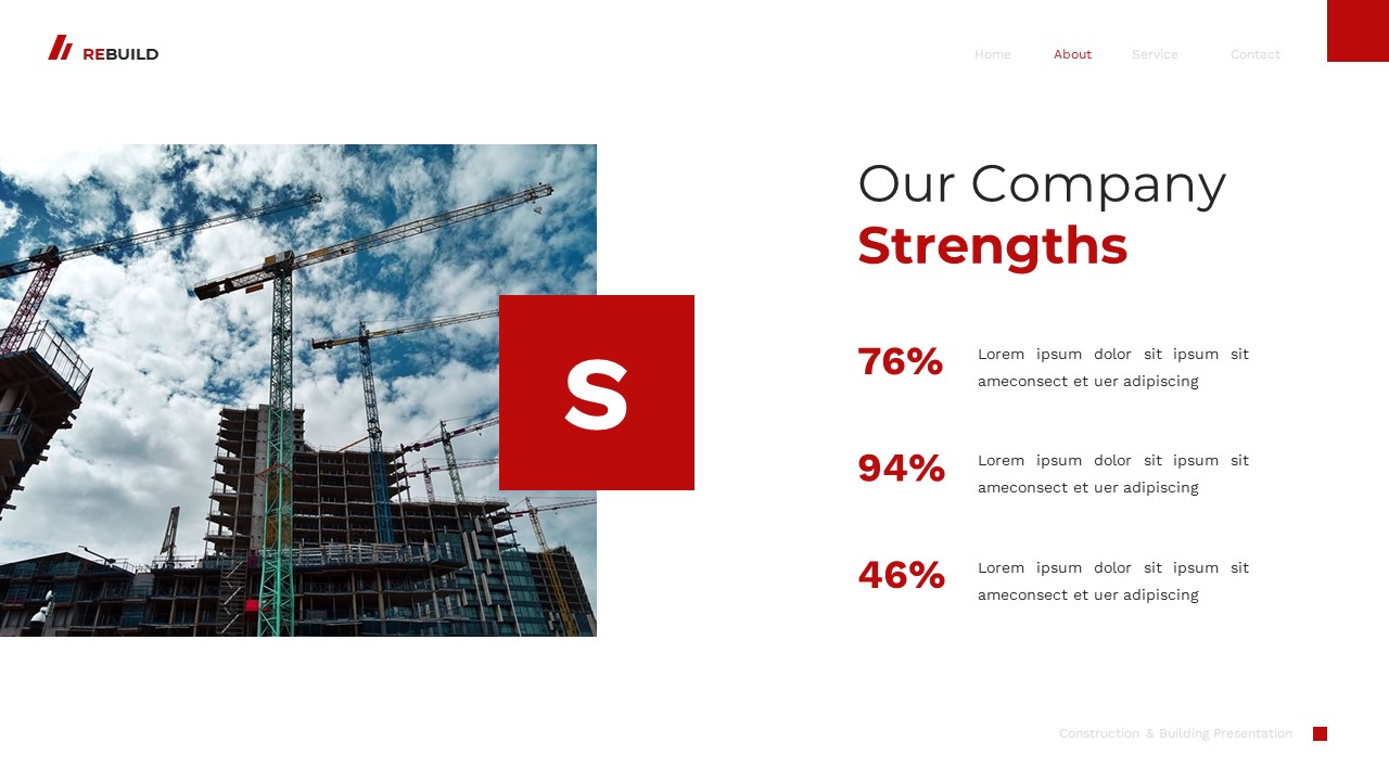 Rebuild - Construction & Building Keynote Templates, Presentation Templates