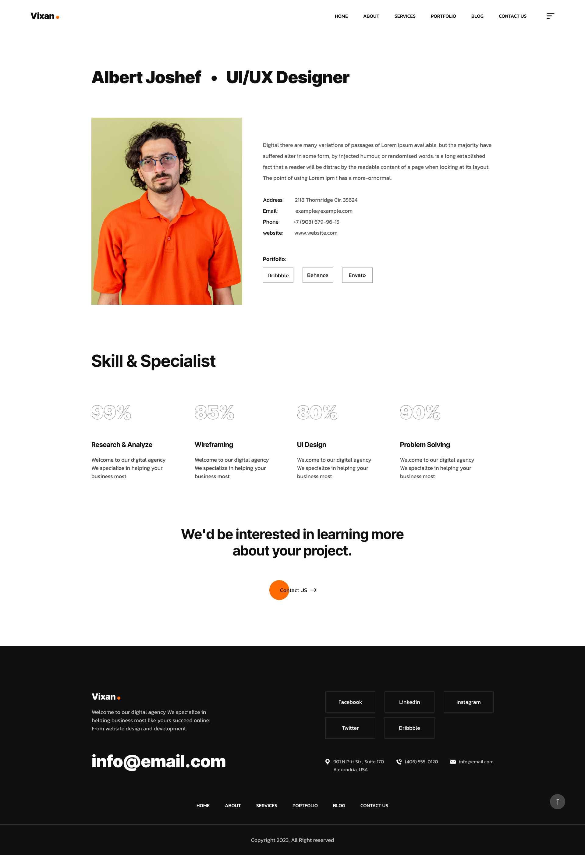 Vixan - Creative agency figma template by thememarch | ThemeForest