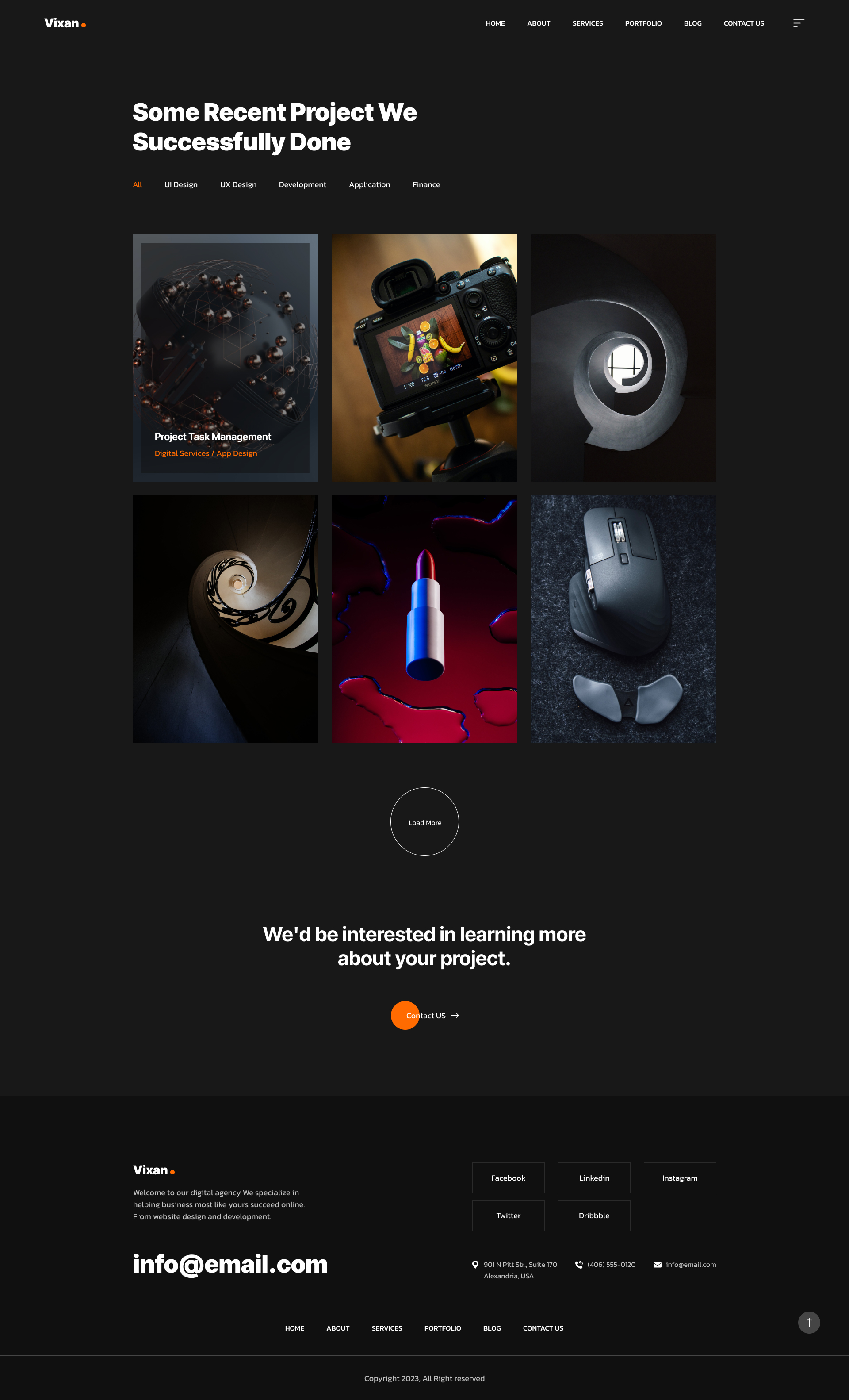 Vixan - Creative agency figma template by thememarch | ThemeForest