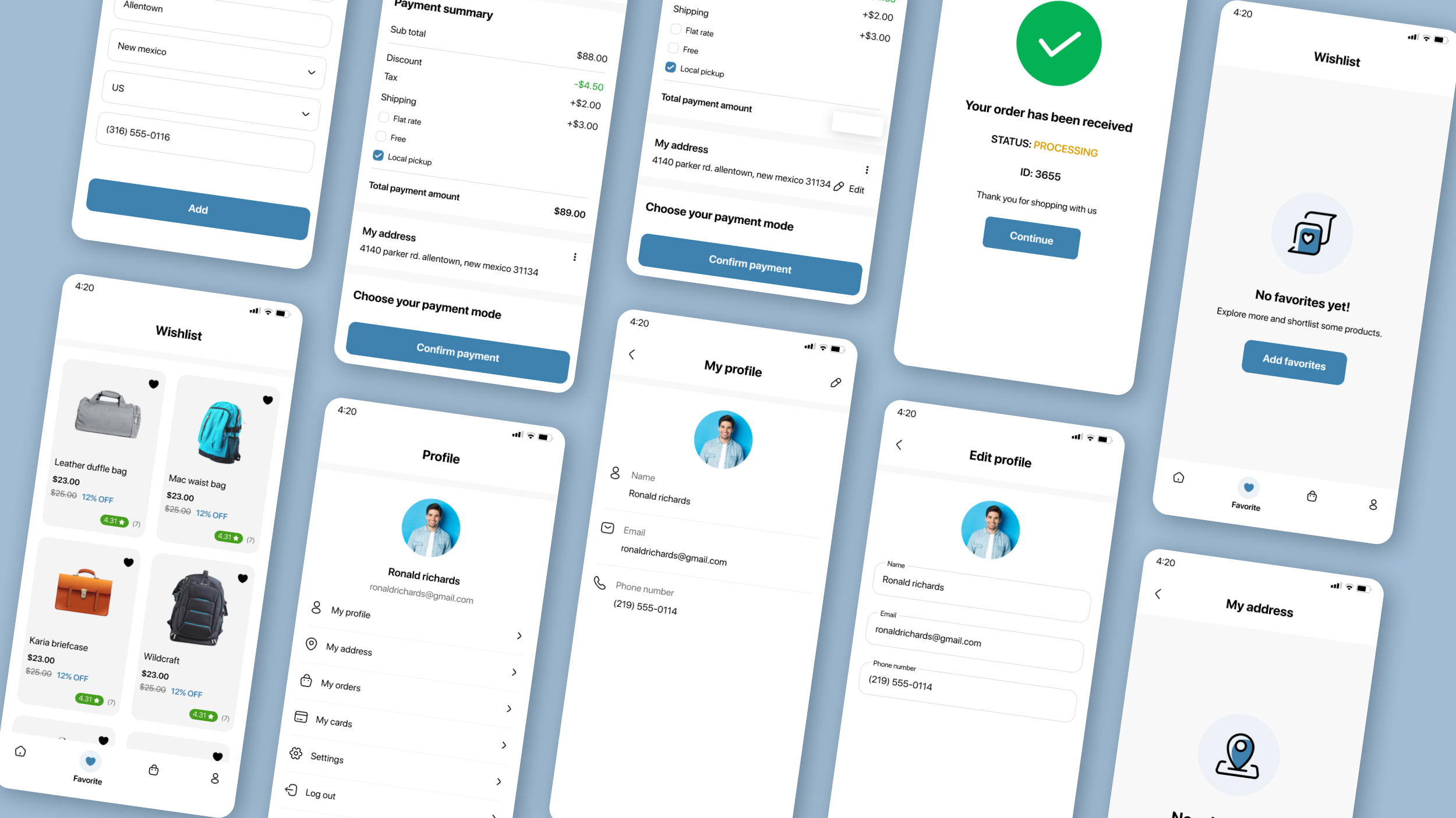 BagBuddy E-commerce app UI Template: Ecommerce app in Flutter(Android, iOS) App | Shopping App ...