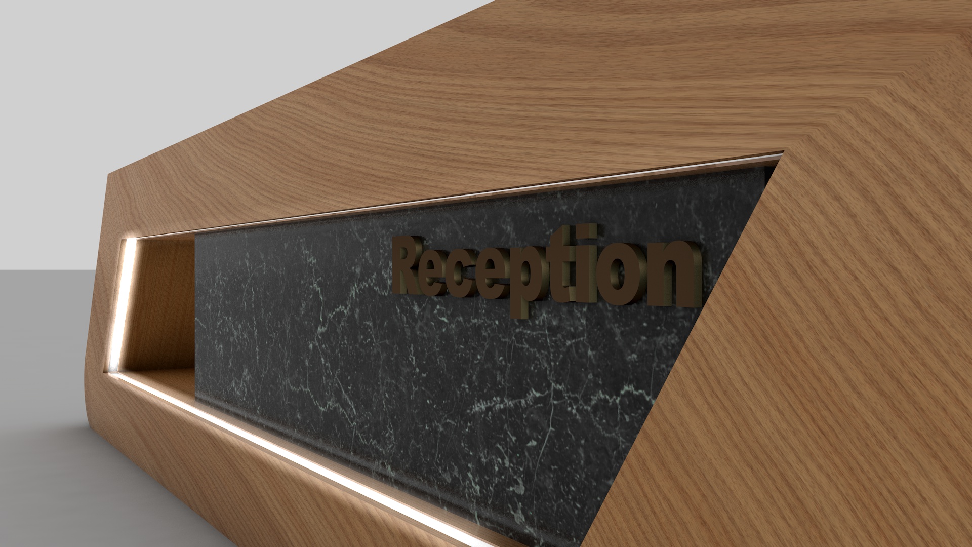 Reception Desk by Gergedan | 3DOcean