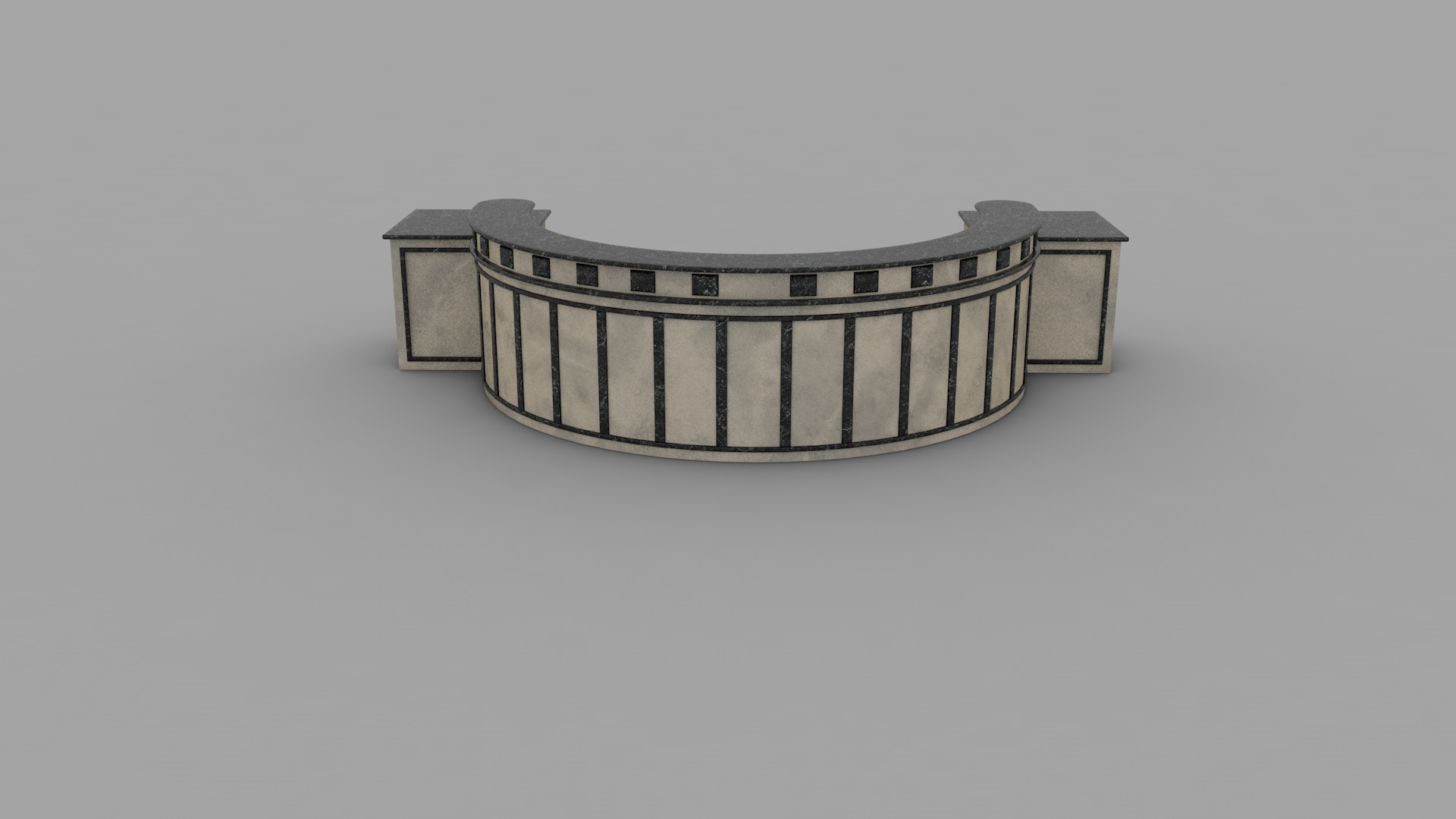 Reception Desk by Gergedan | 3DOcean