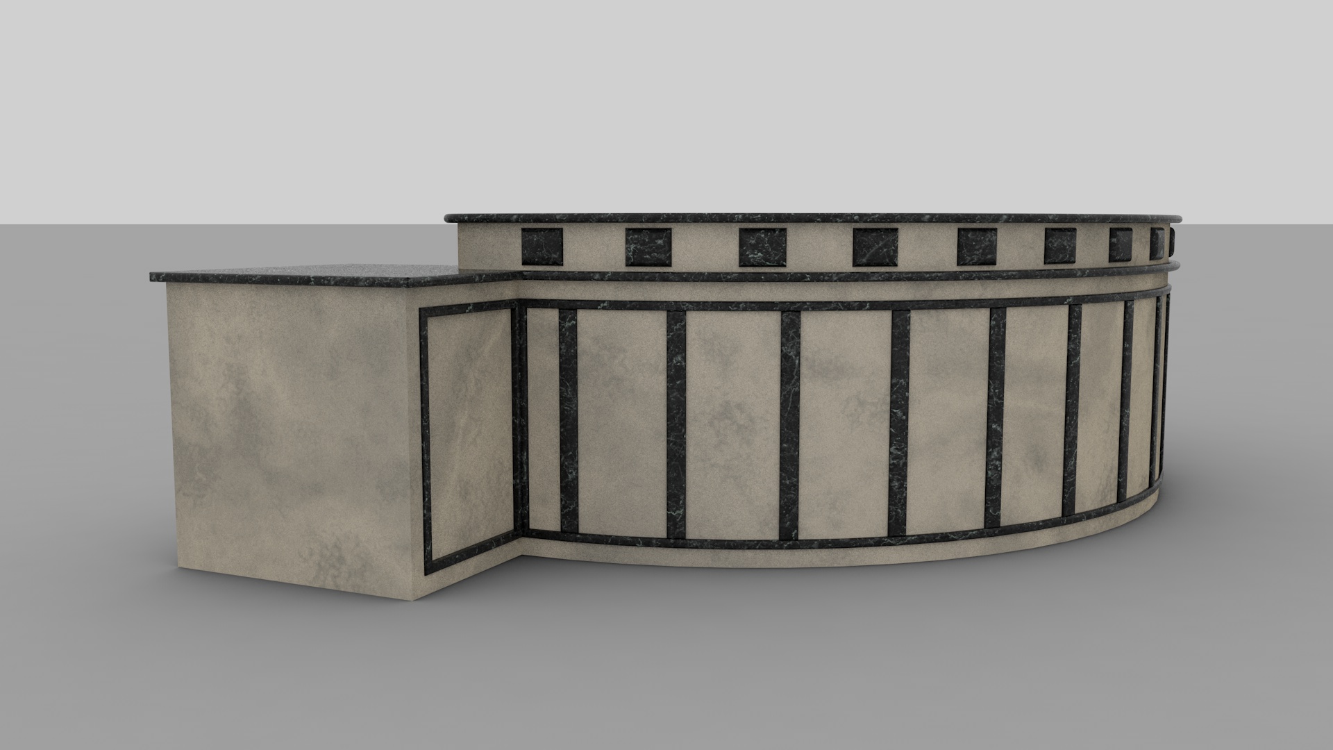 Reception Desk by Gergedan | 3DOcean