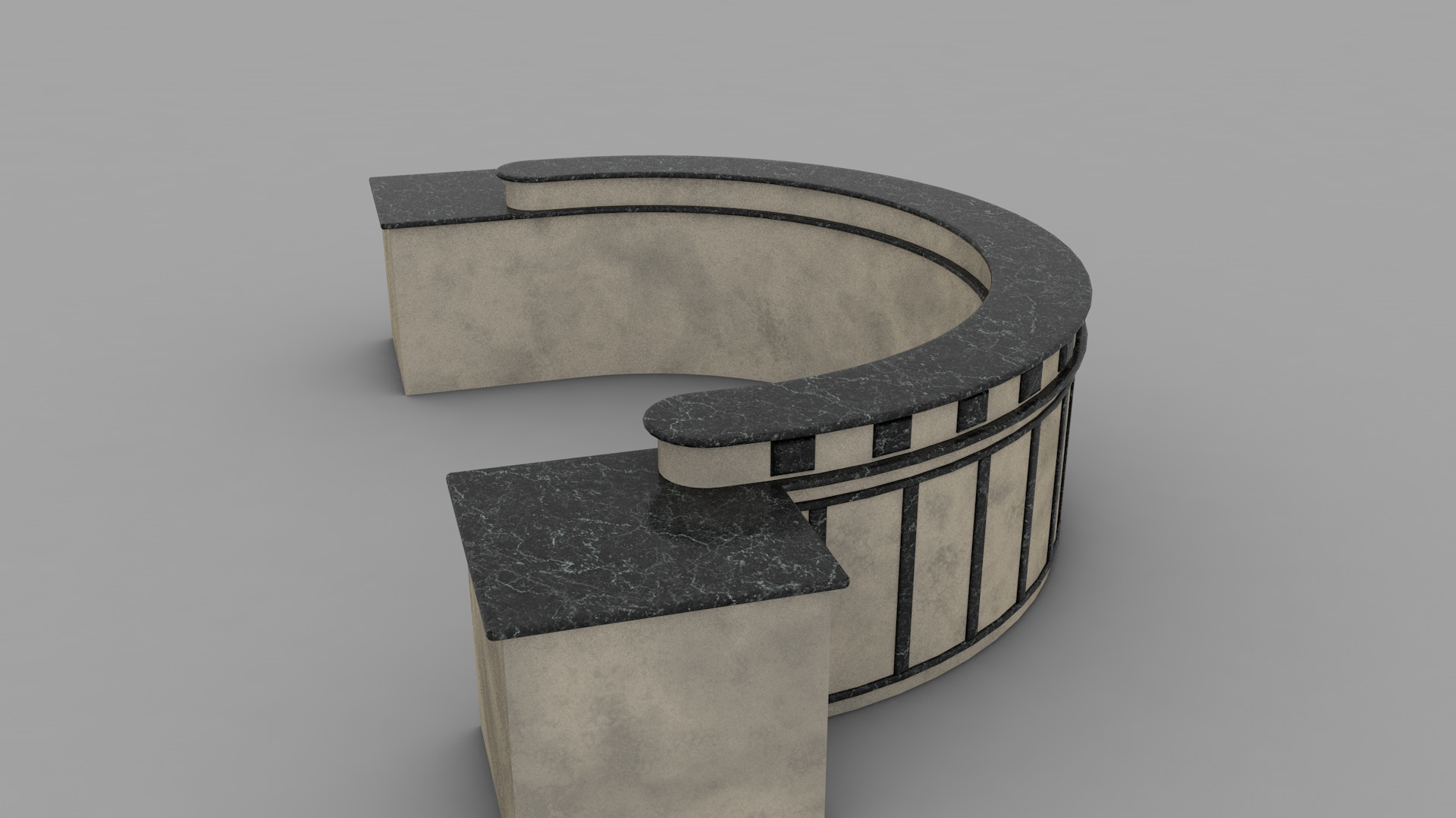 Reception Desk by Gergedan | 3DOcean