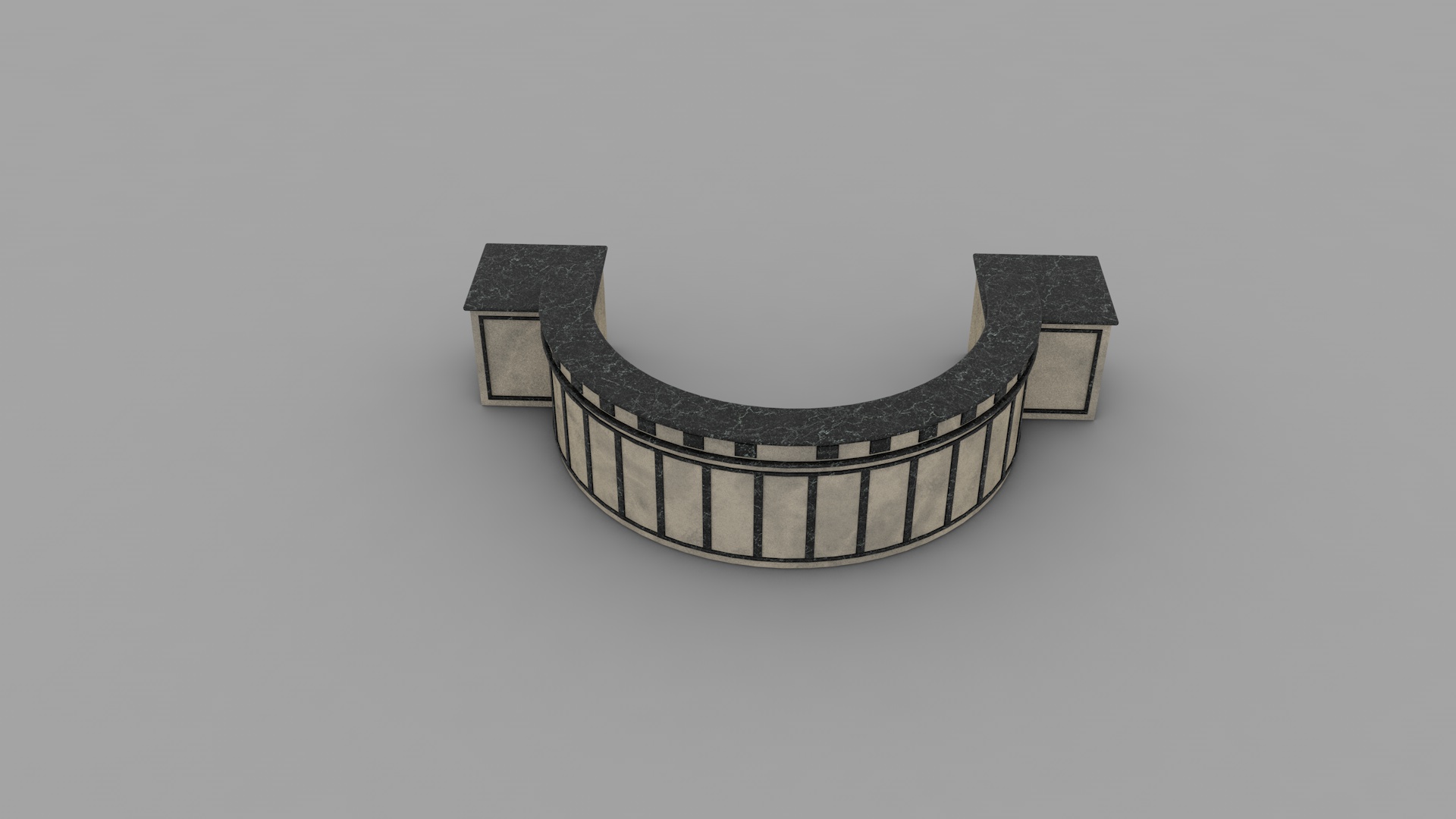 Reception Desk by Gergedan | 3DOcean