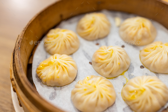 Chinese food xiao long bao steamed soup dumpling bun Stock Photo by ...