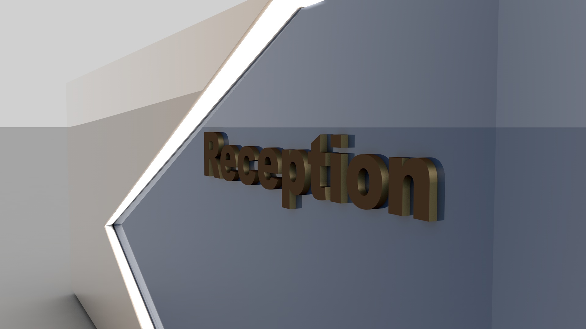 Reception Desk by Gergedan | 3DOcean