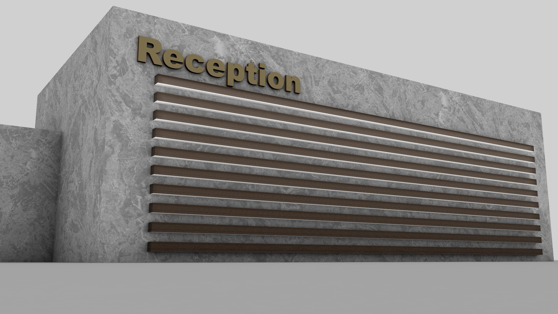 Reception Desk by Gergedan | 3DOcean
