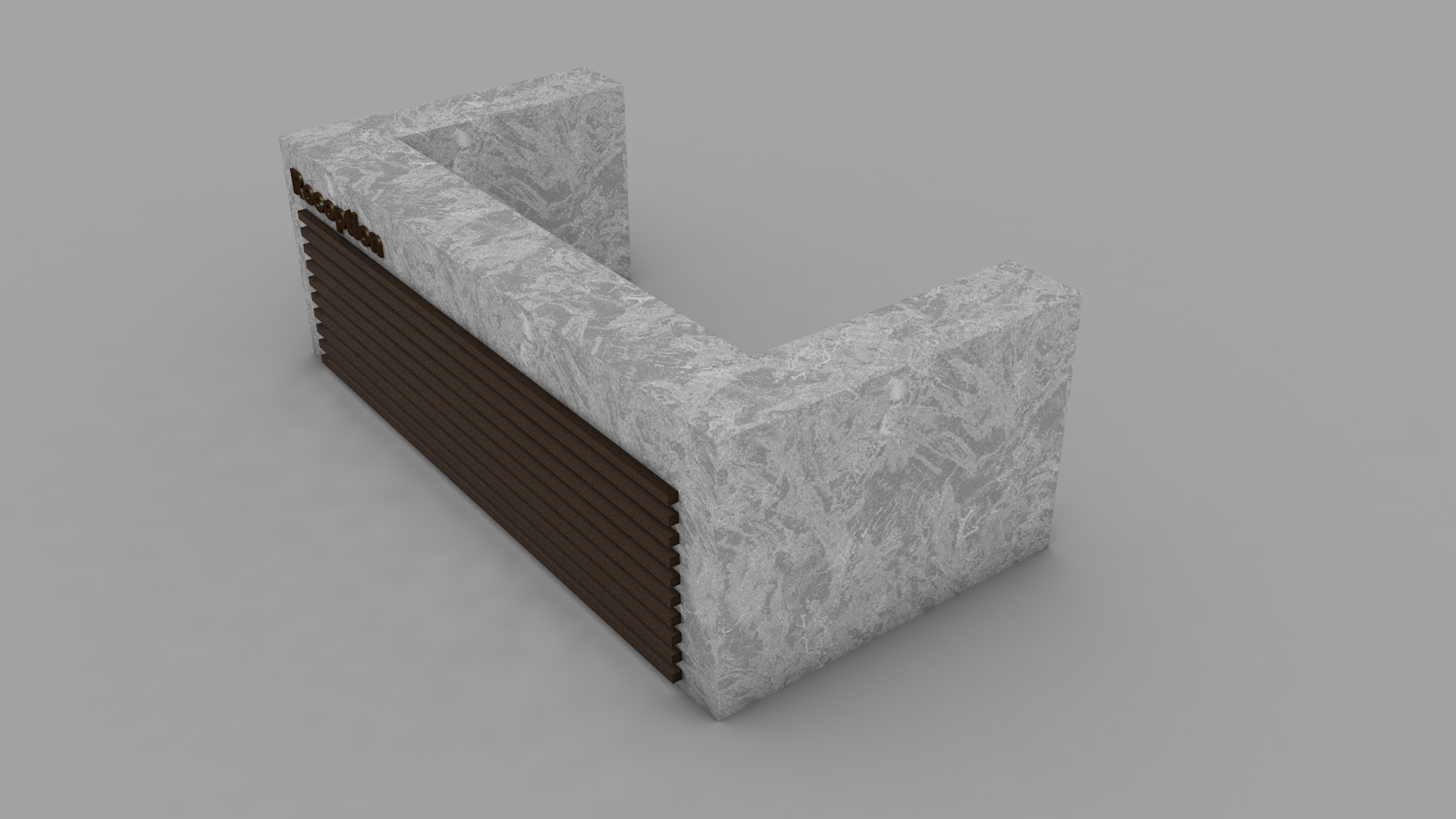 Reception Desk by Gergedan | 3DOcean