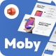 Moby - Mobile App PowerPoint Presentation Template, Presentation Templates