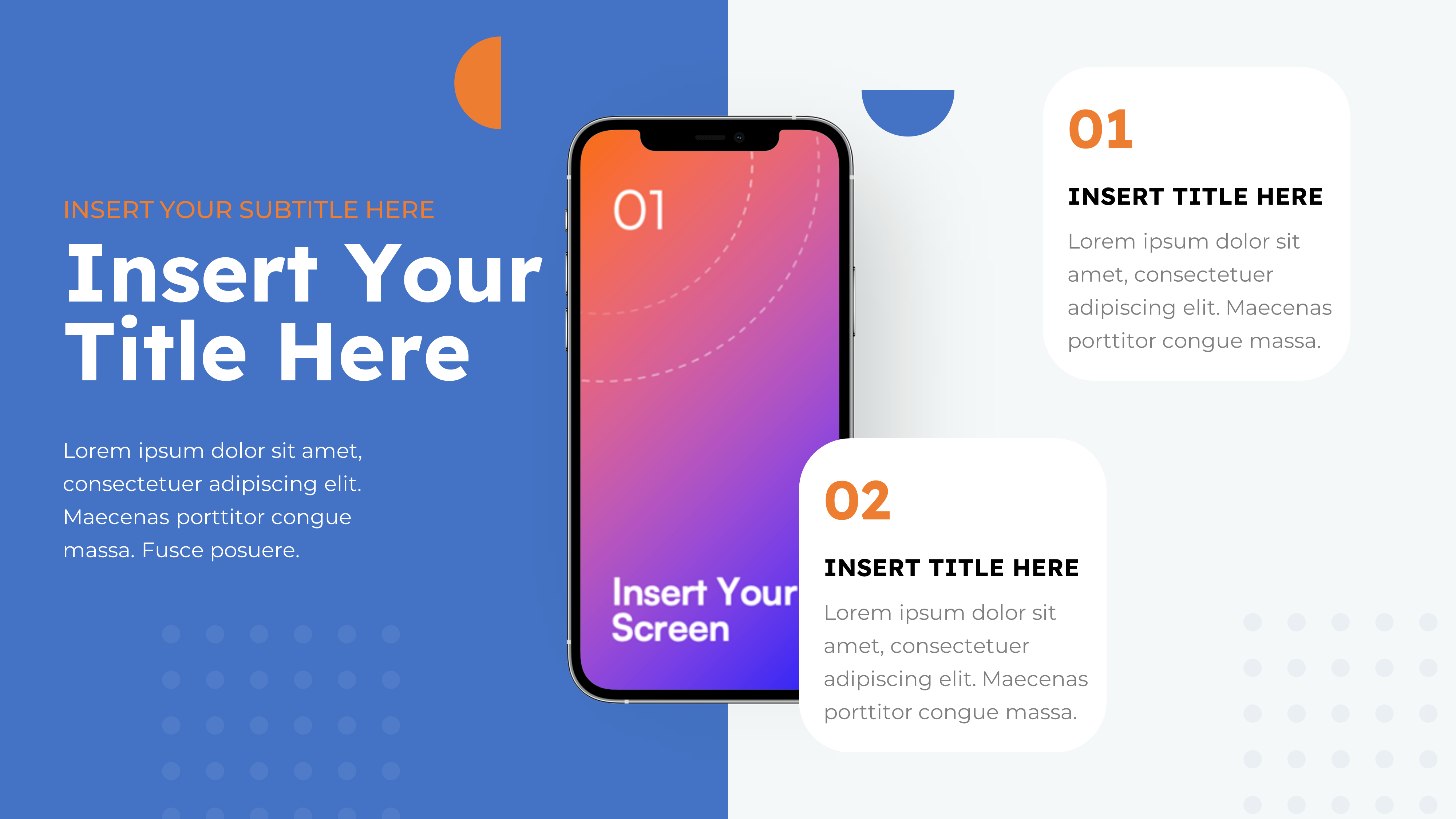 Moby - Mobile App Google Slides Template, Presentation Templates ...