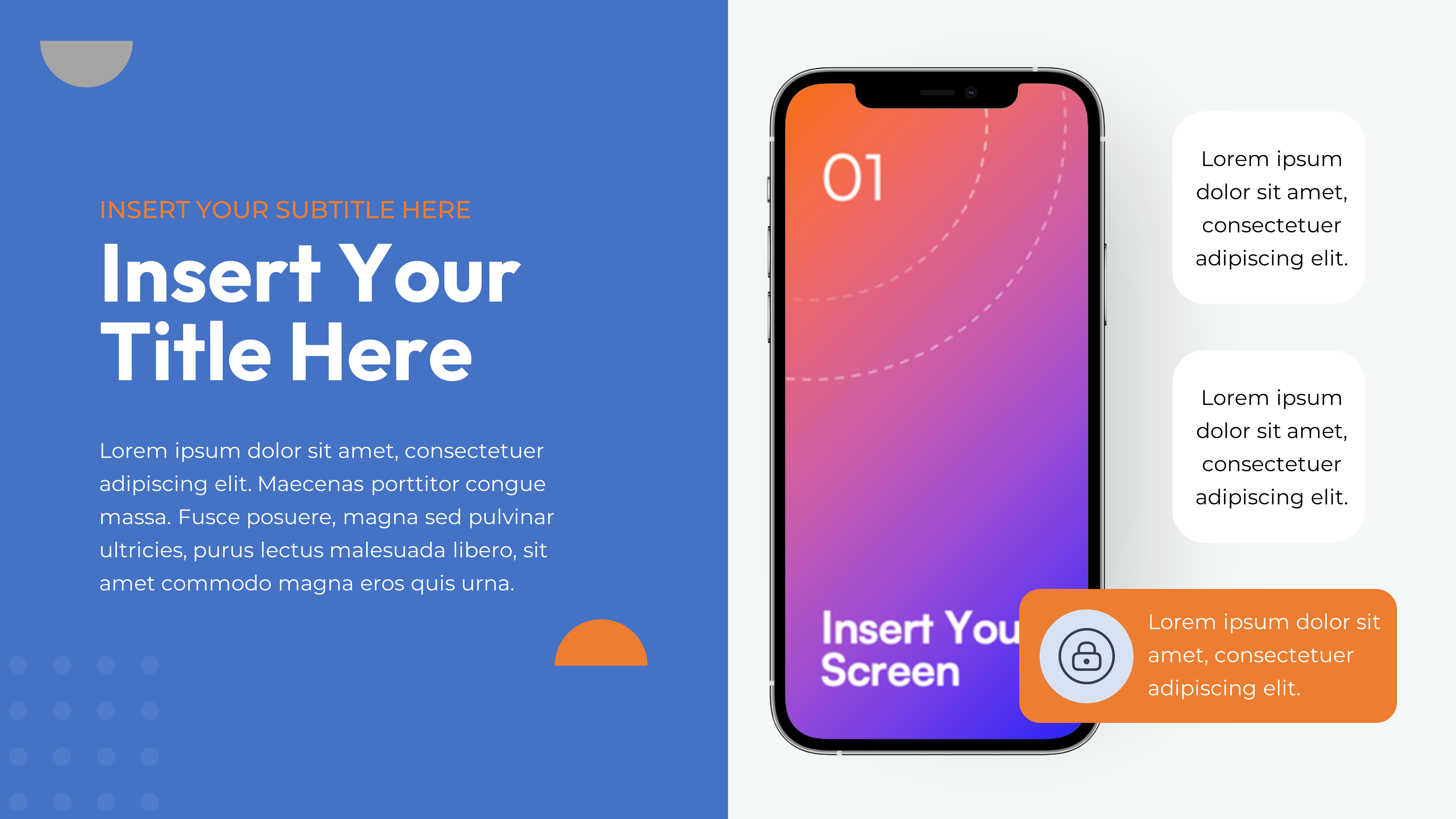 Moby - Mobile App Google Slides Template, Presentation Templates ...