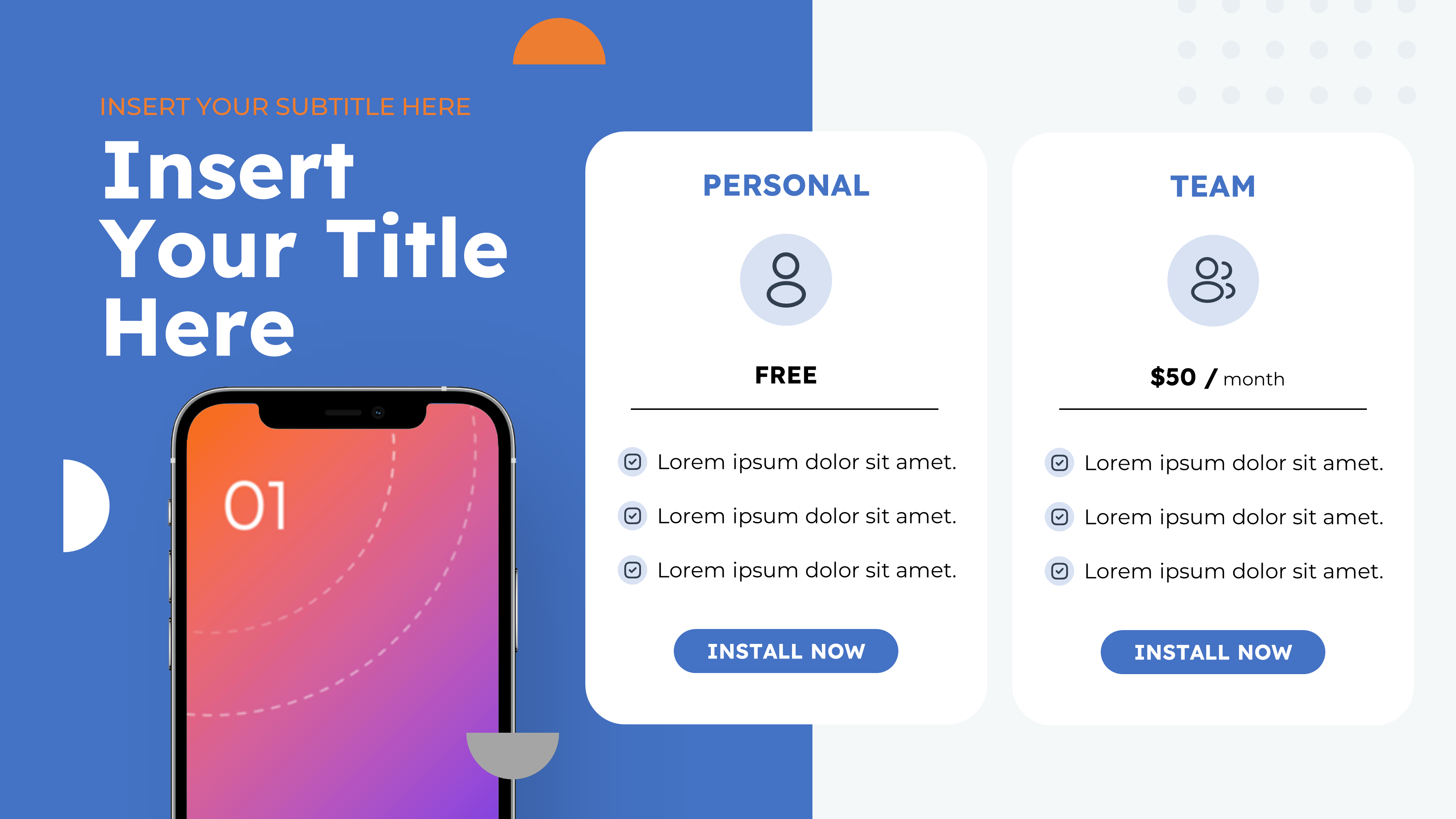 Moby - Mobile App Google Slides Template, Presentation Templates ...