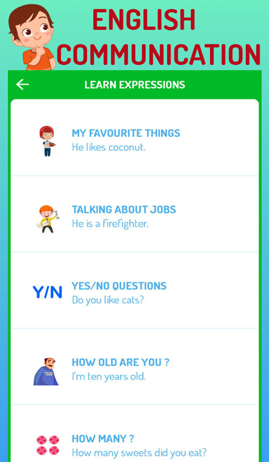 English Learning For Kids by Kidpark | CodeCanyon