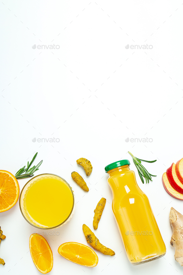Concept of healthy liquid - ginger turmeric drink Stock Photo by ...