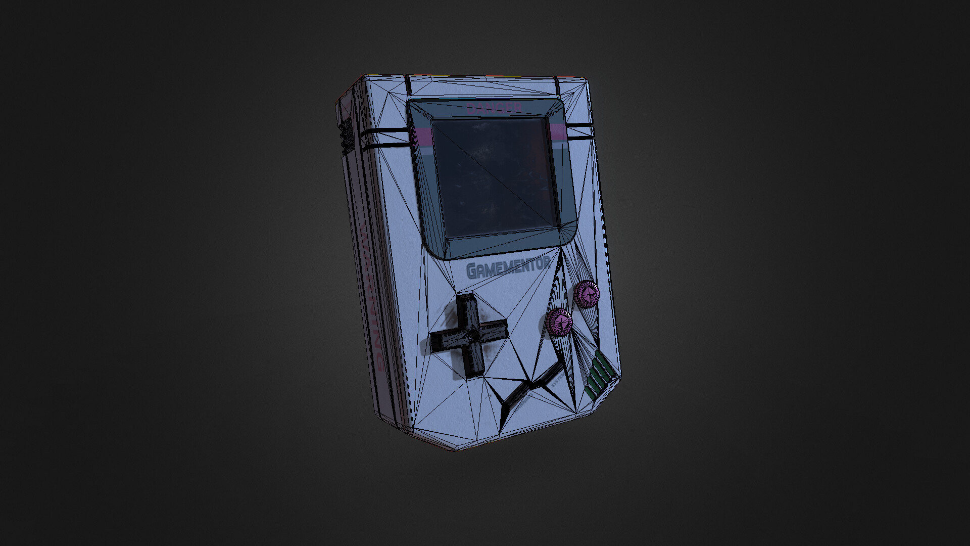 Sci-fi Gameboy 3D Model by faithcure | 3DOcean