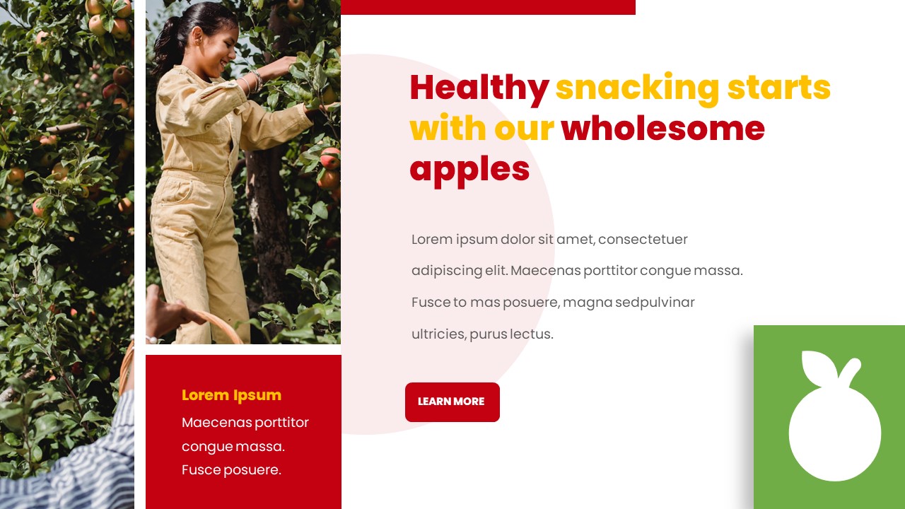 Krenyes - Fruit Farm Google Slides Template, Presentation Templates