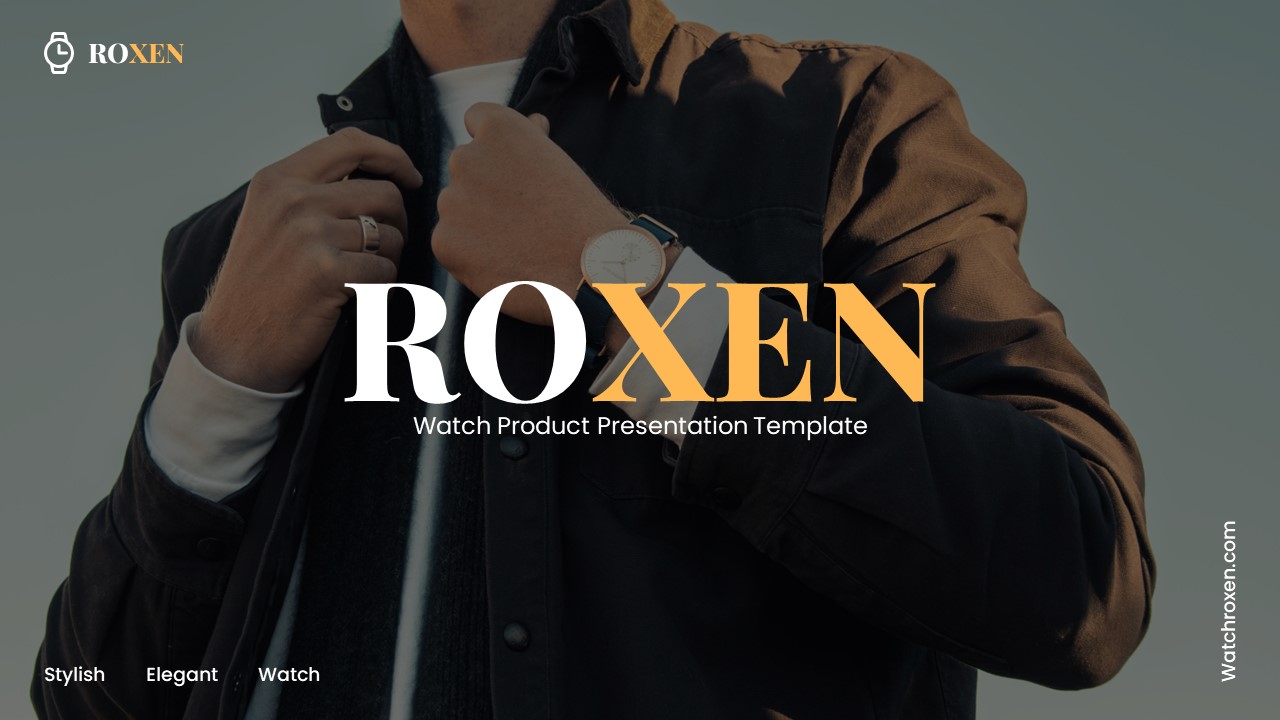 Roxen - Watch Product Keynote Template by onelinerdesign | GraphicRiver