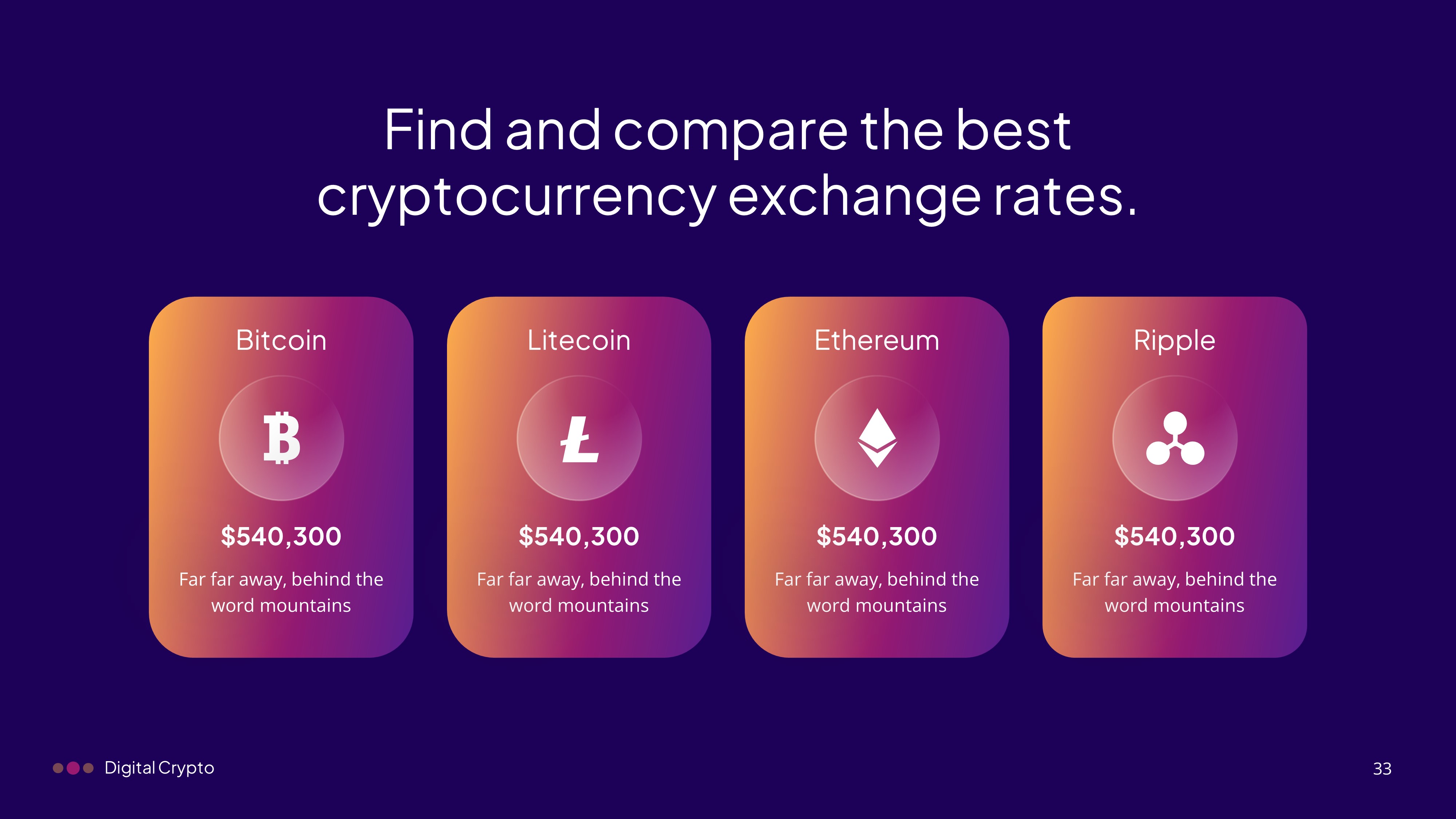 Digital Crypto PowerPoint Template, Presentation Templates | GraphicRiver