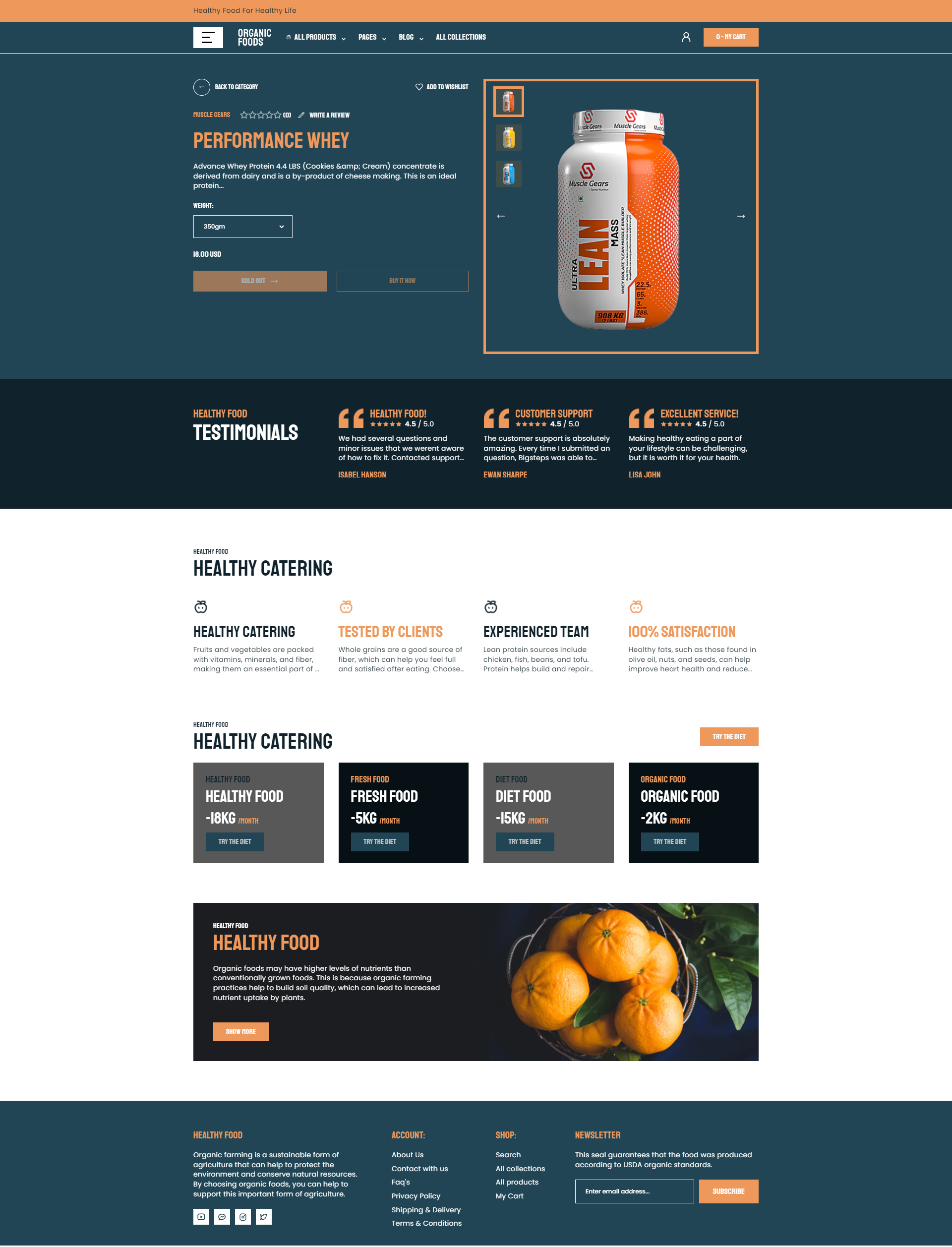 Organic Food - Agriculture Farm Shopify 2.0 Theme by RajodiyaInfotech