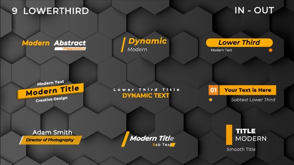 Lower Thirds, After Effects Project Files | VideoHive