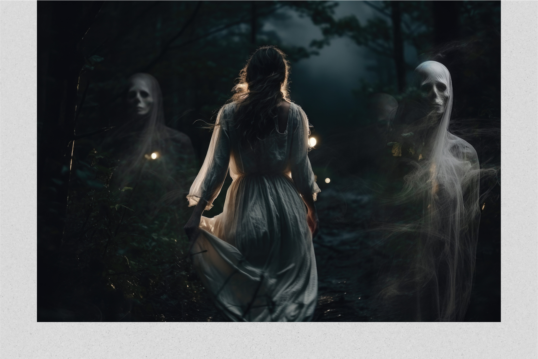 35 Creepy Halloween Ghosts Effect Photo Overlays, Add-ons | GraphicRiver