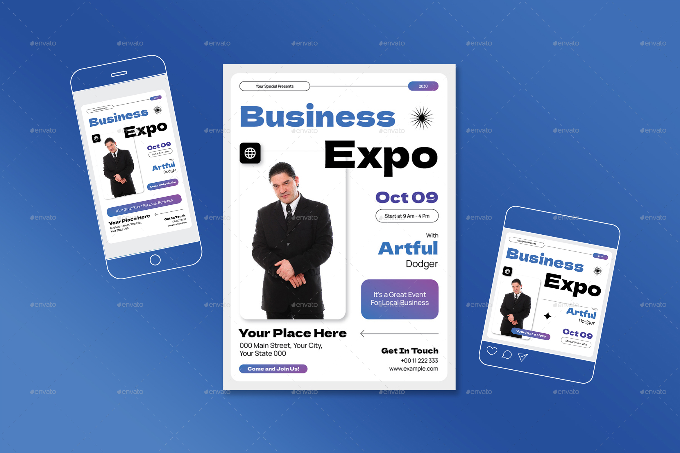 Business Expo Flyer Set, Print Templates | GraphicRiver