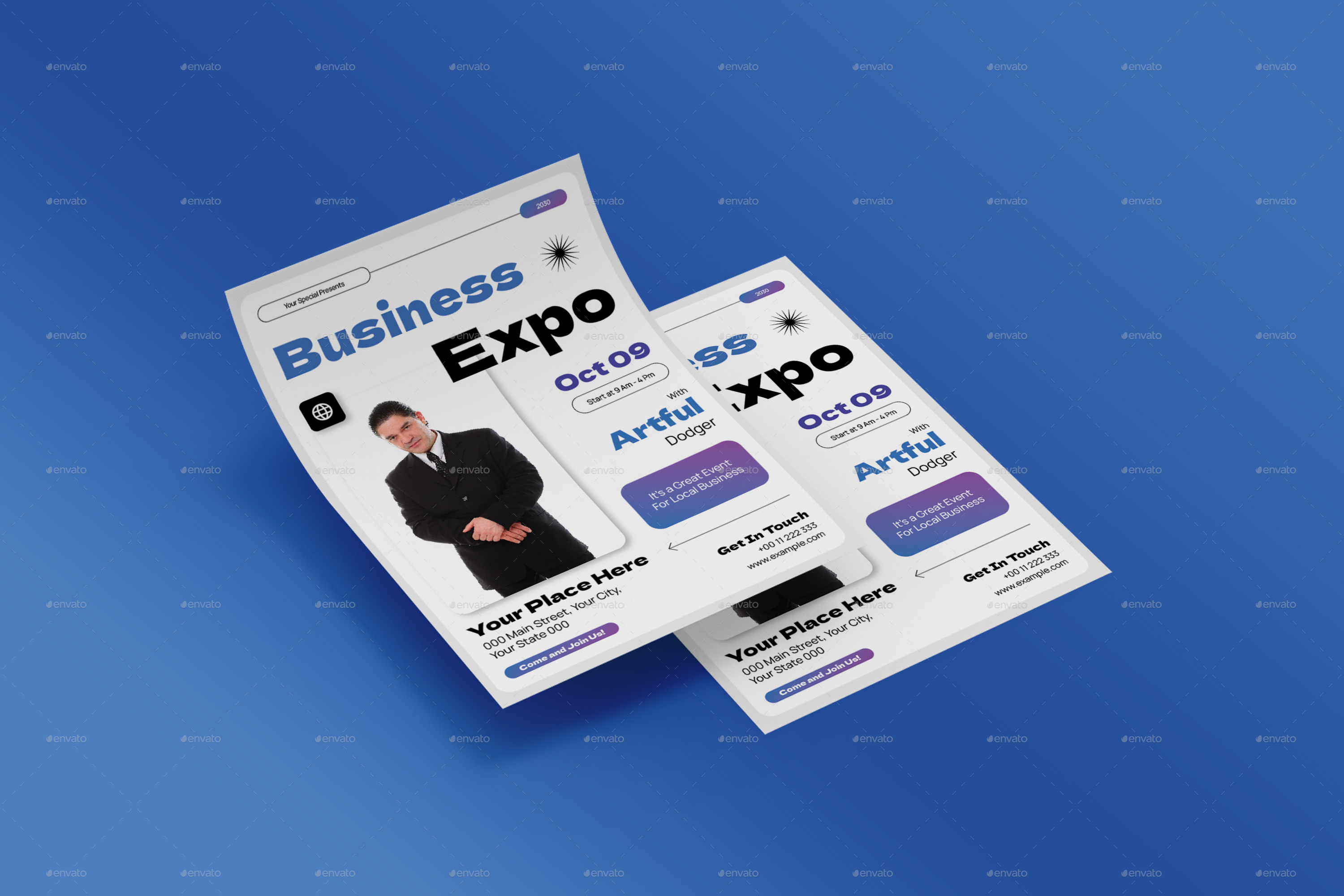 Business Expo Flyer Set, Print Templates | GraphicRiver