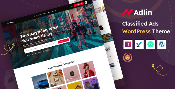 Adlin - Classified Ads Listing WordPress Theme by EnvyTheme | ThemeForest