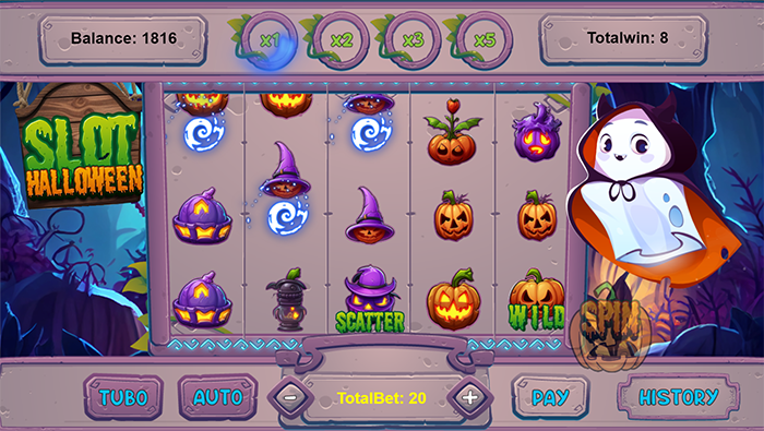 Halloween Slot - HTML5 Game by slotgen | CodeCanyon