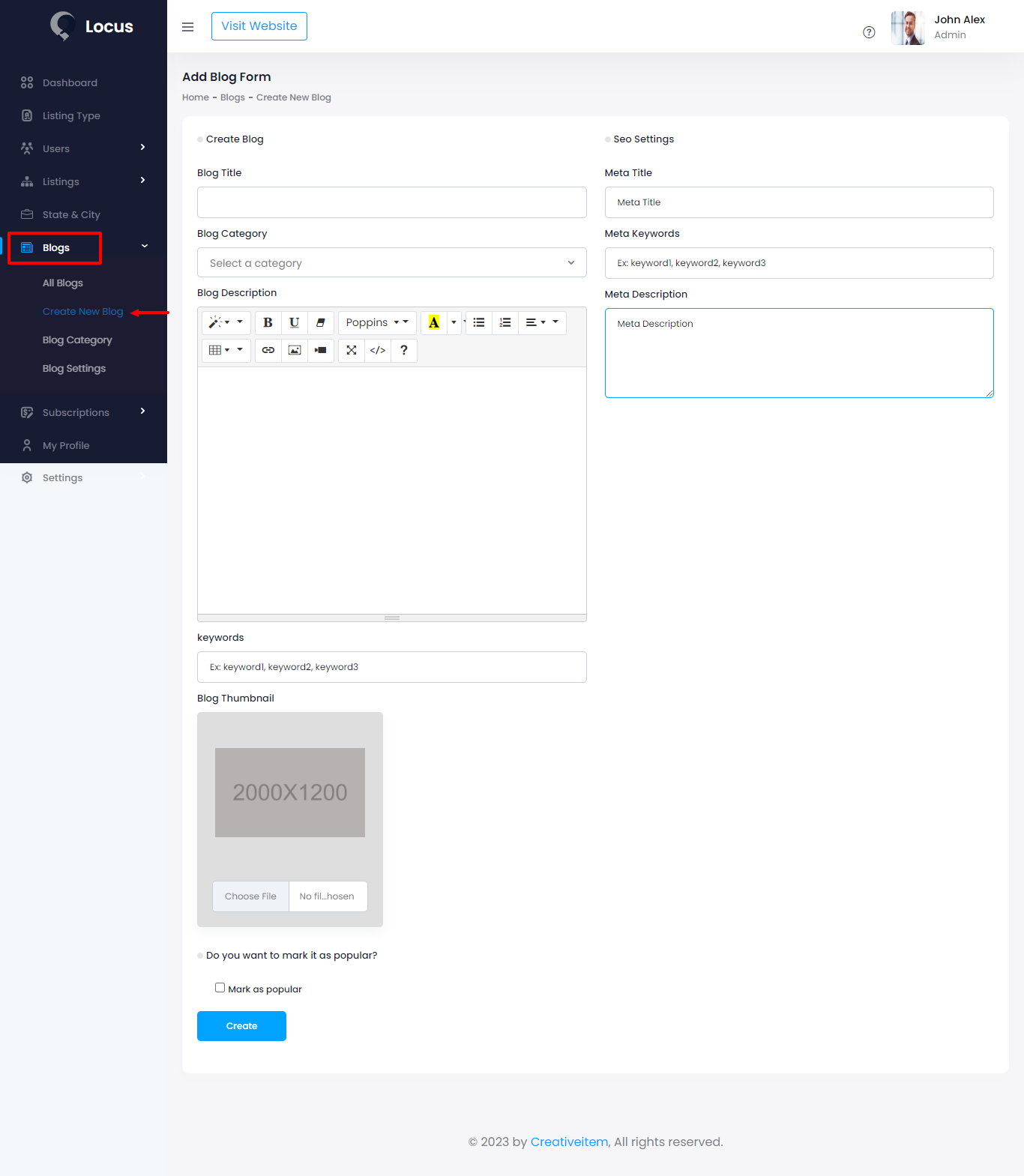 Locus Real Estate Business Directory Listing by Creativeitem | CodeCanyon