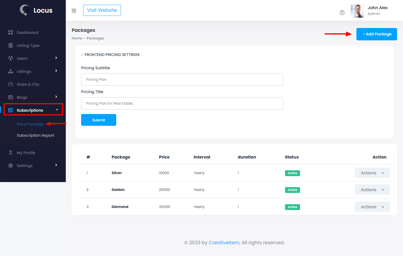 Locus Real Estate Business Directory Listing by Creativeitem | CodeCanyon