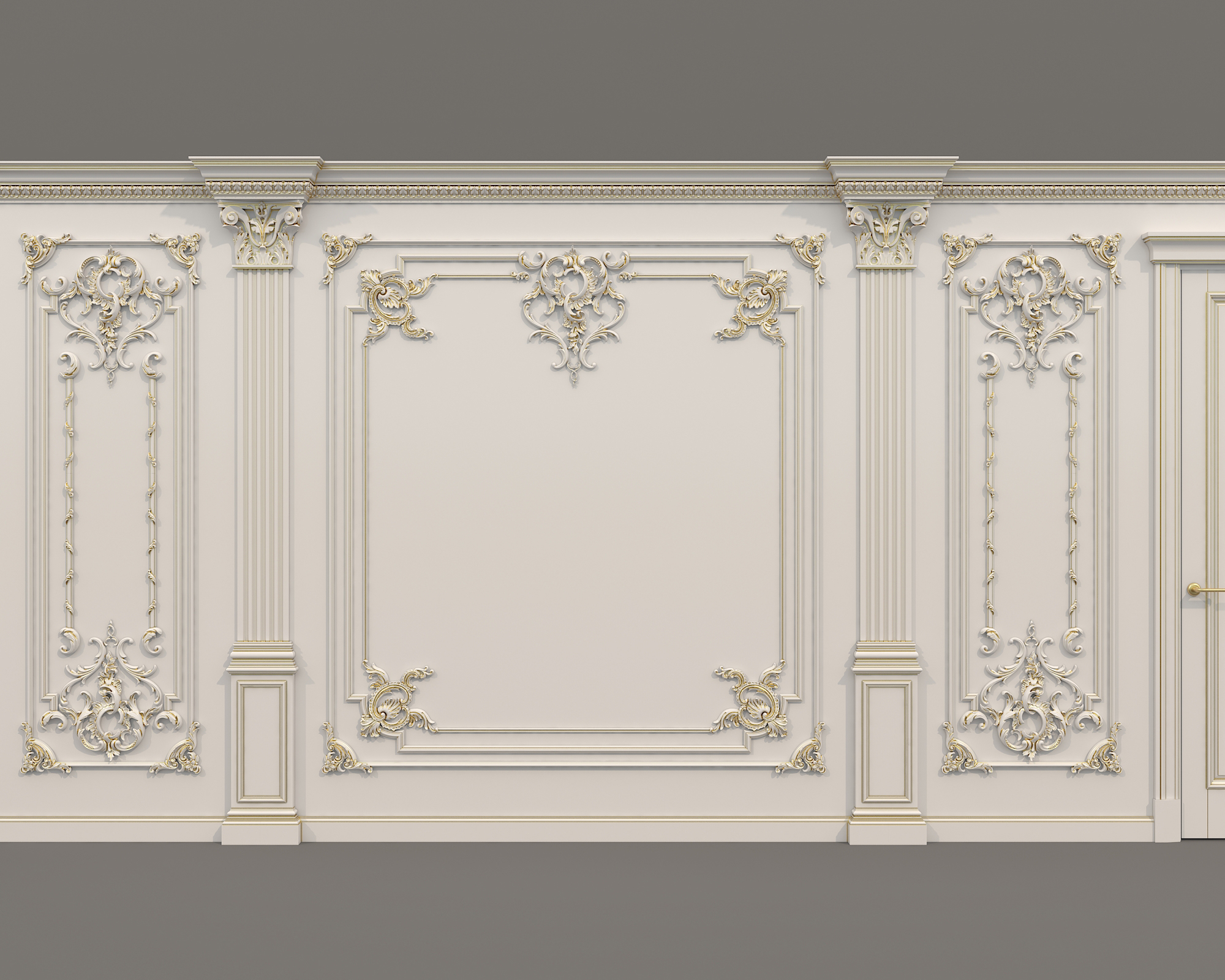Classic Interior Wall Decoration 20 by nhattuankts | 3DOcean