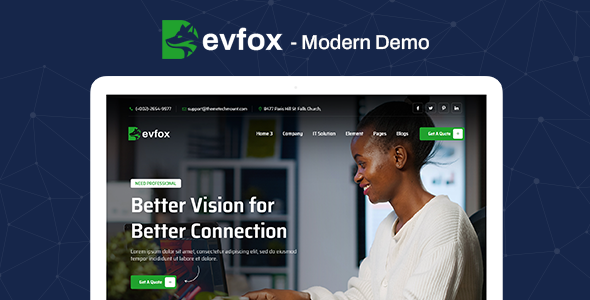 DevFox - IT Solutions and Services WordPress Theme + RTL by CymolThemes