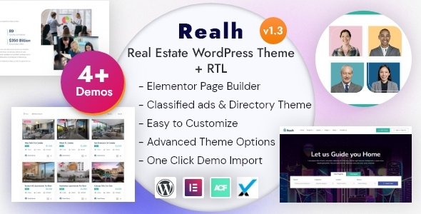 Realh - Real Estate WordPress Theme by HiboTheme | ThemeForest