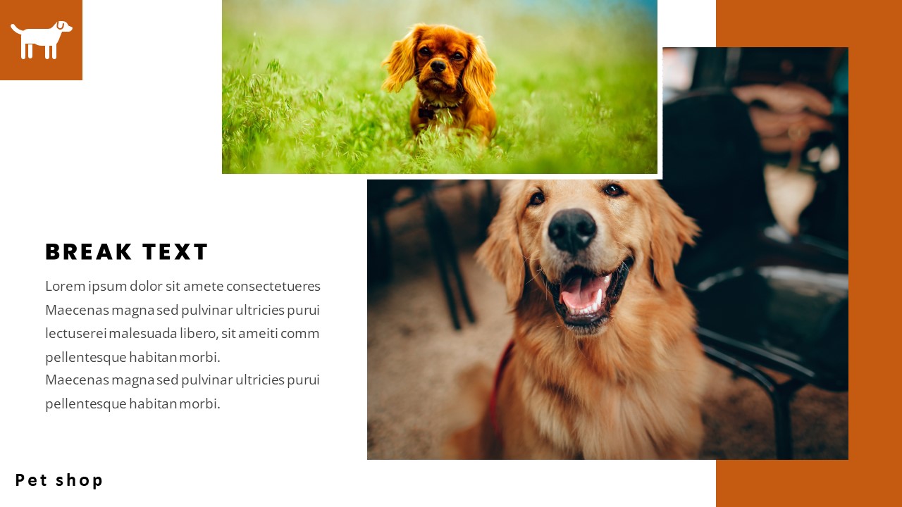 Puppy - Pet Care Animal Powerpoint Template, Presentation Templates
