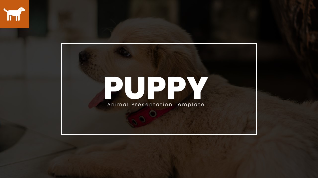 Puppy - Pet Care Animal Powerpoint Template, Presentation Templates
