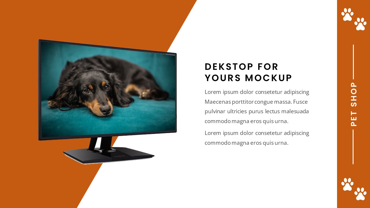 Puppy - Pet Care Animal Powerpoint Template, Presentation Templates