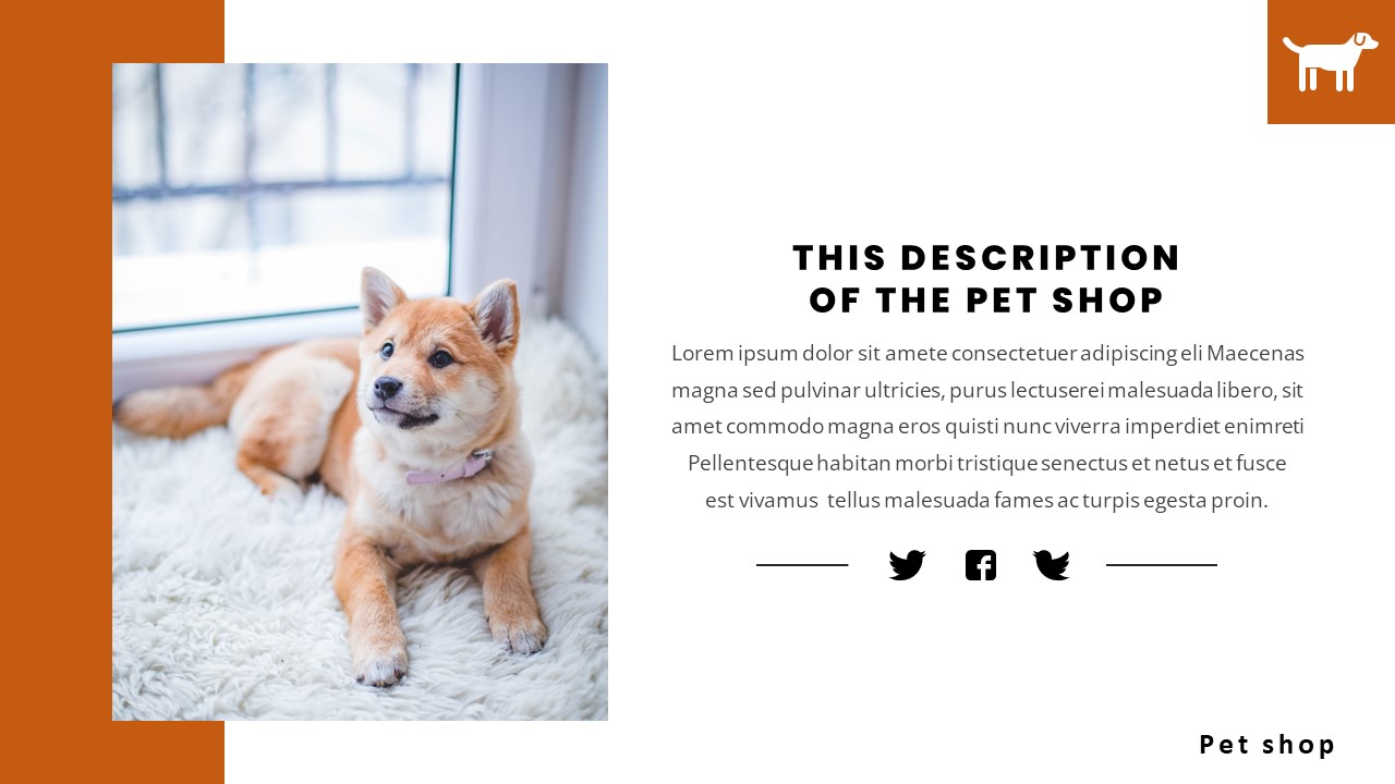 Puppy - Pet Care Animal Google Slides Template, Presentation Templates