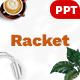 Racket - Tennis Sport Powerpoint Template, Presentation Templates ...